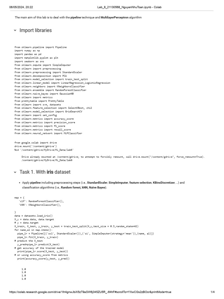 Lab - 8 - 21130568 - NguyenNhuToan - Ipynb - Colab | PDF | Theoretical Computer Science ...