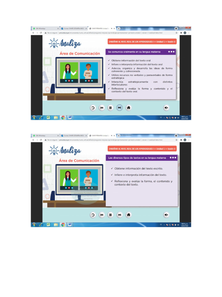 Comp de Comunic y Pers Soc. | PDF