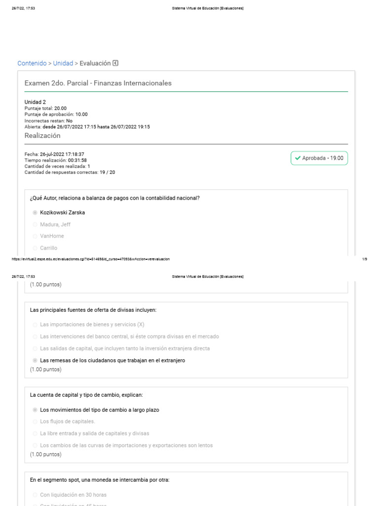 Unido Respuestas Finanzas | Descargar gratis PDF | Tipo de cambio | Mercado de divisas