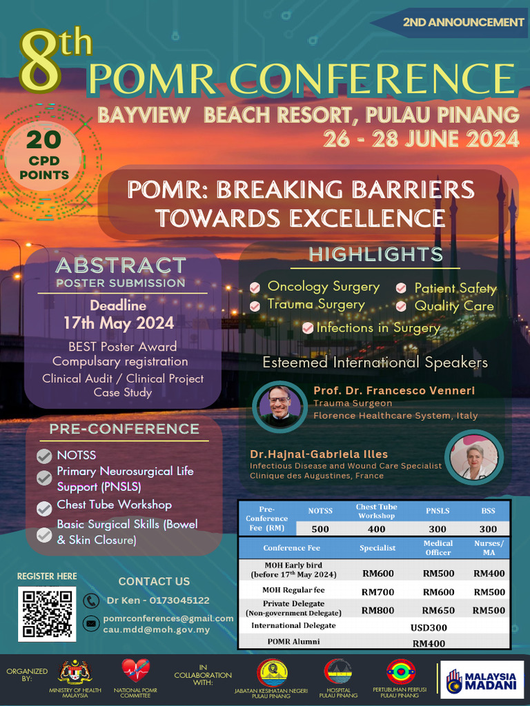 POMR Conference 2024: Registration & Details | PDF | Surgery | Public ...