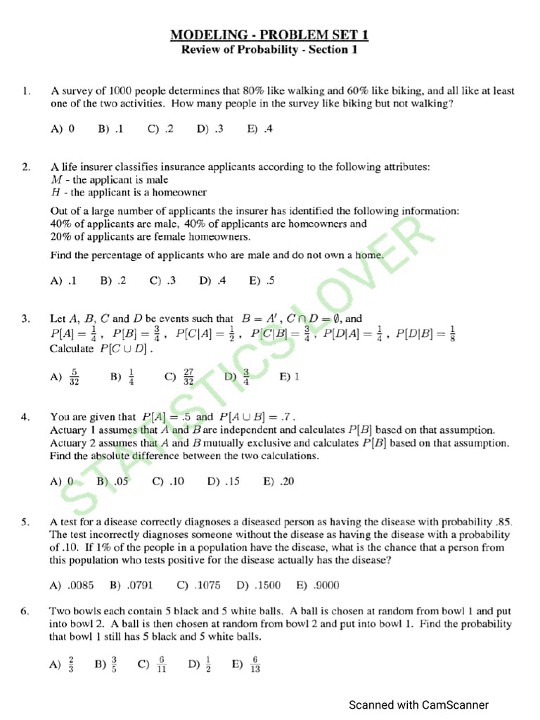 Probability Solved Question | PDF