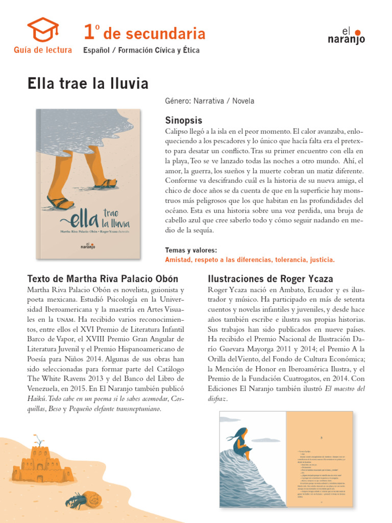 GL Ella Trae La Lluvia Ediciones El Naranjo | PDF | Ficción general