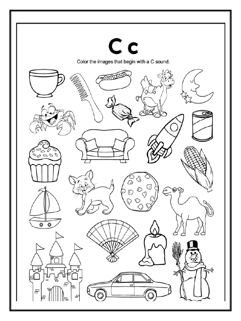 C Phonics Workwheet | PDF