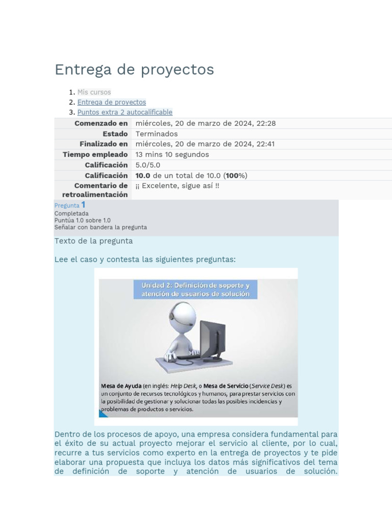 Entrega de Proyectos 2 Autocalificable | PDF | Economias | Business