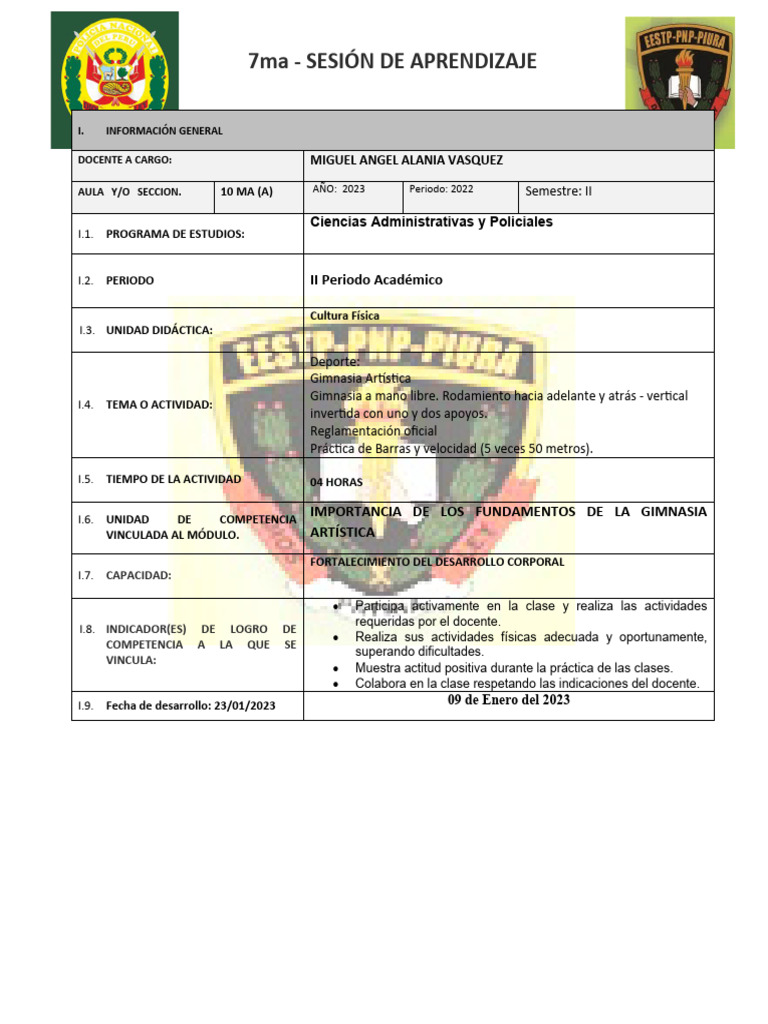 Sesion 7 | PDF | Maestros | Aprendizaje
