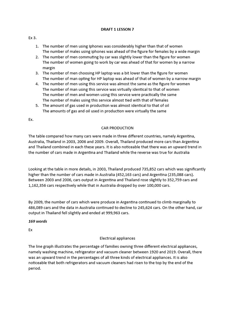 LESSON 7 WRITING Updated | Download Free PDF | Home Appliance | Lamb ...