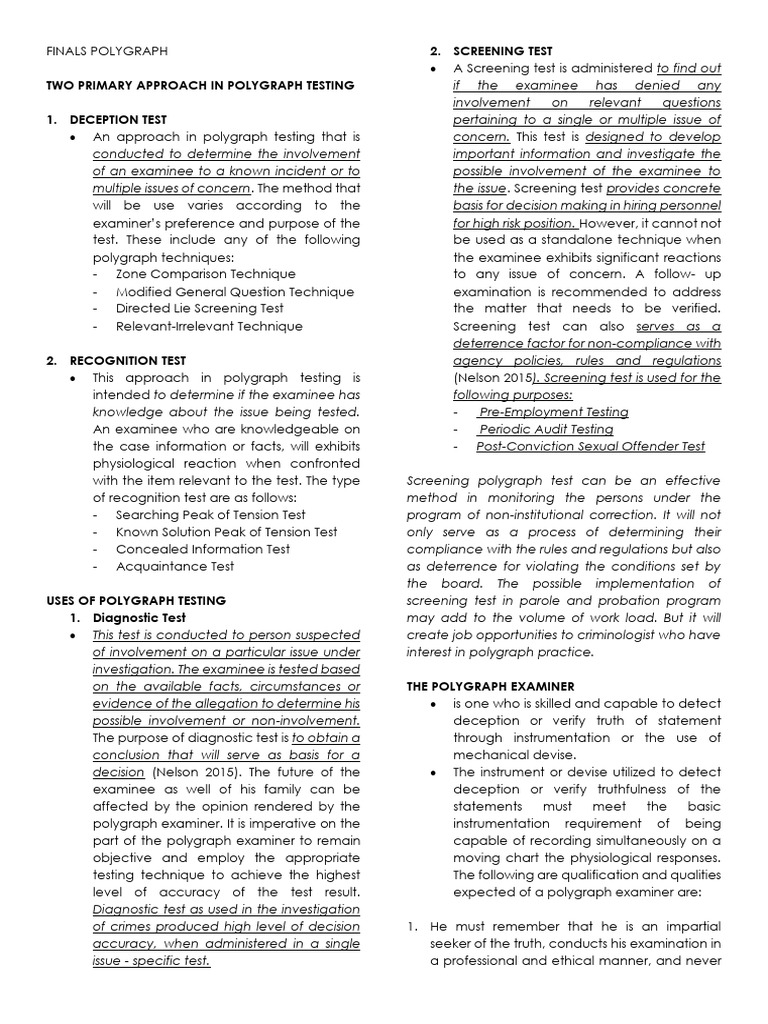Finals Poly | PDF | Polygraph | Hand
