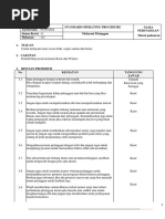 Contoh Prosedur Instruksi SOP Waiter Restoran | PDF