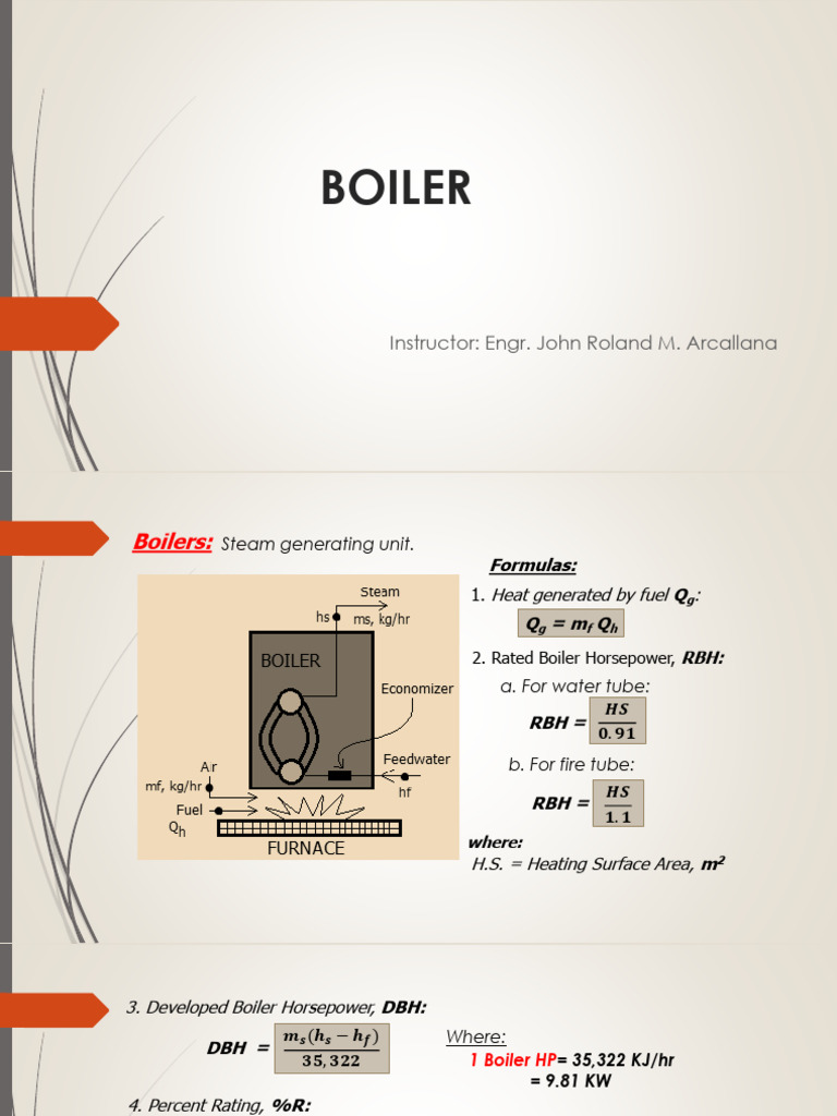 Boiler | PDF | Boiler | Horsepower