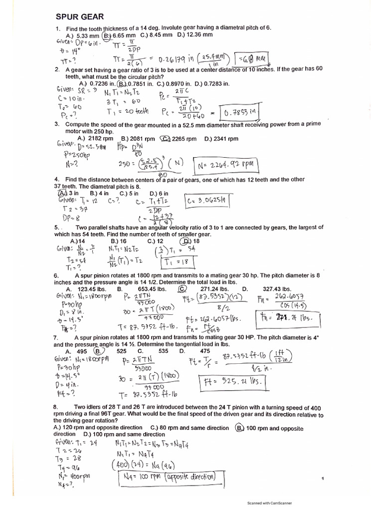 Machine Design 2 Plates 042914 | PDF