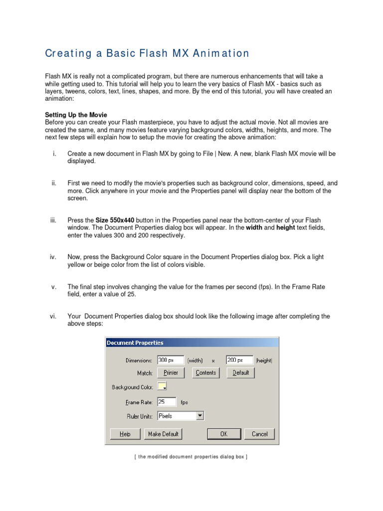 Flash Tutorial Basic | Download Free PDF | Icon (Computing) | Frame Rate