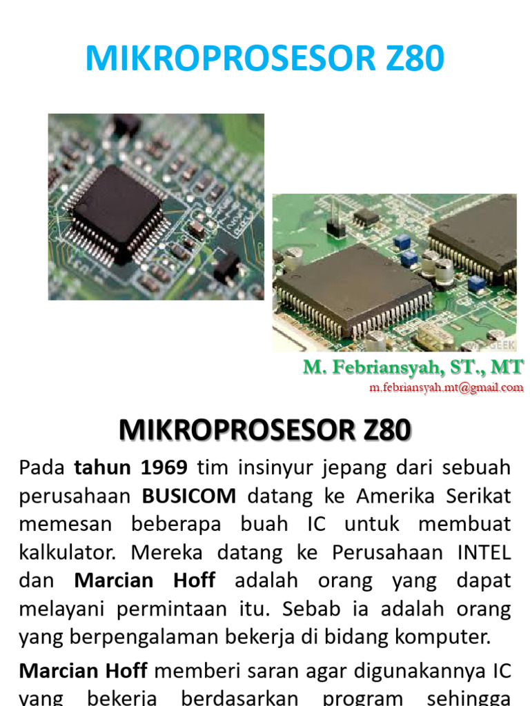 TM 03 Mikroprosesor Z80 | PDF