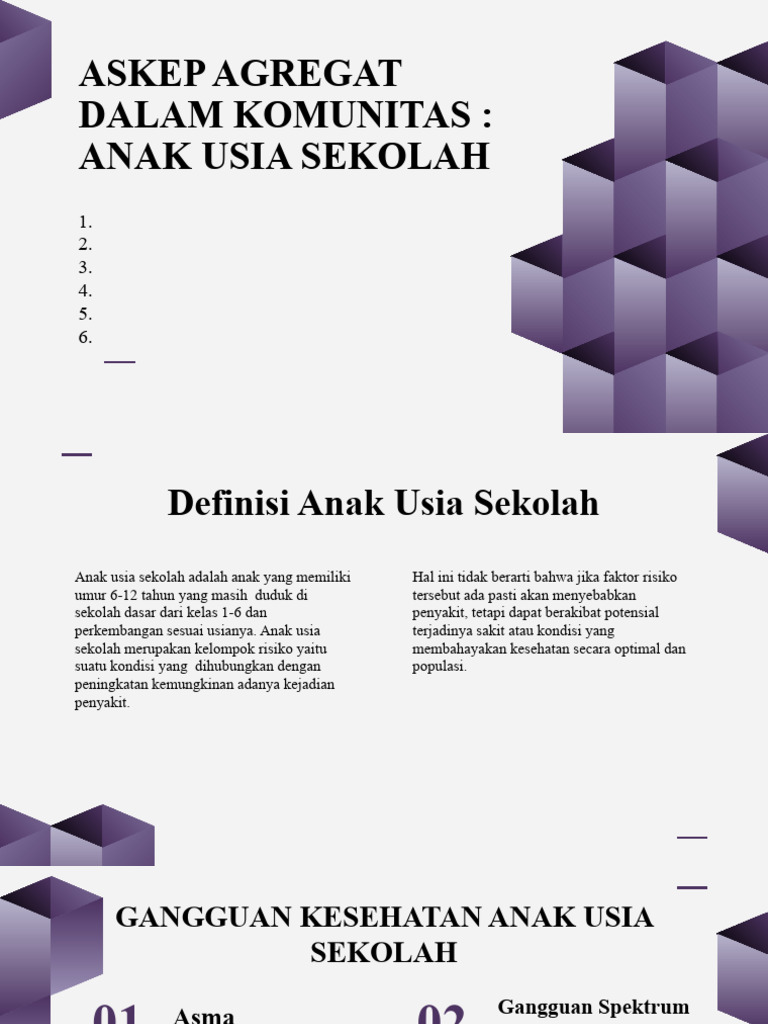 Askep Agregat Pada Anak Sekolah | PDF | Kesehatan Holistik