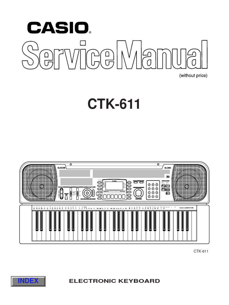 Casio CTK-611 Keyboard Specifications | PDF | Input/Output | Digital To ...