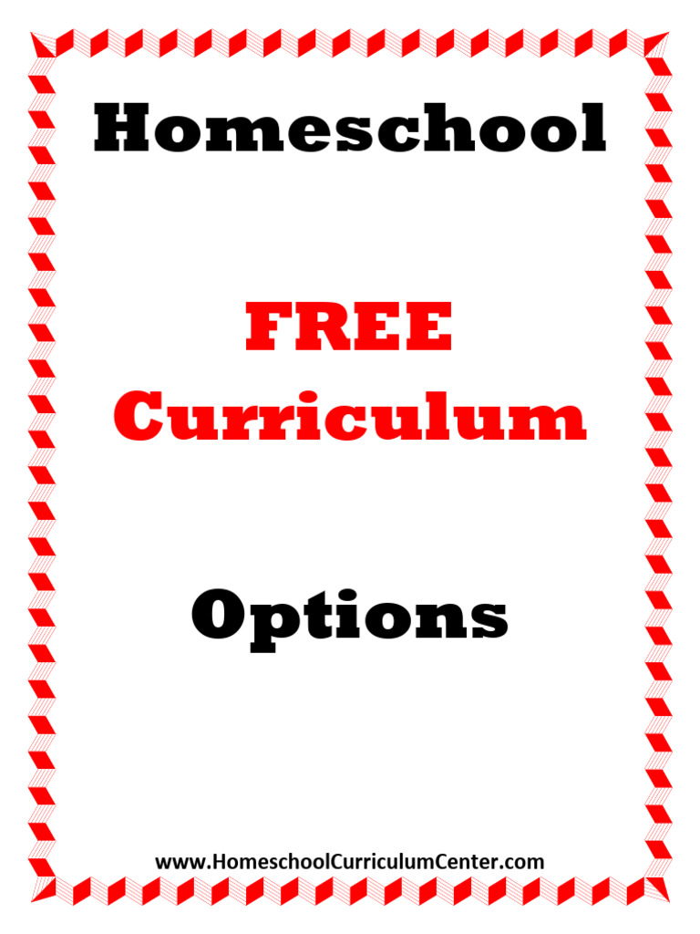 Homeschool - FREE Curriculum Workbooks | PDF | Curriculum | Homeschooling