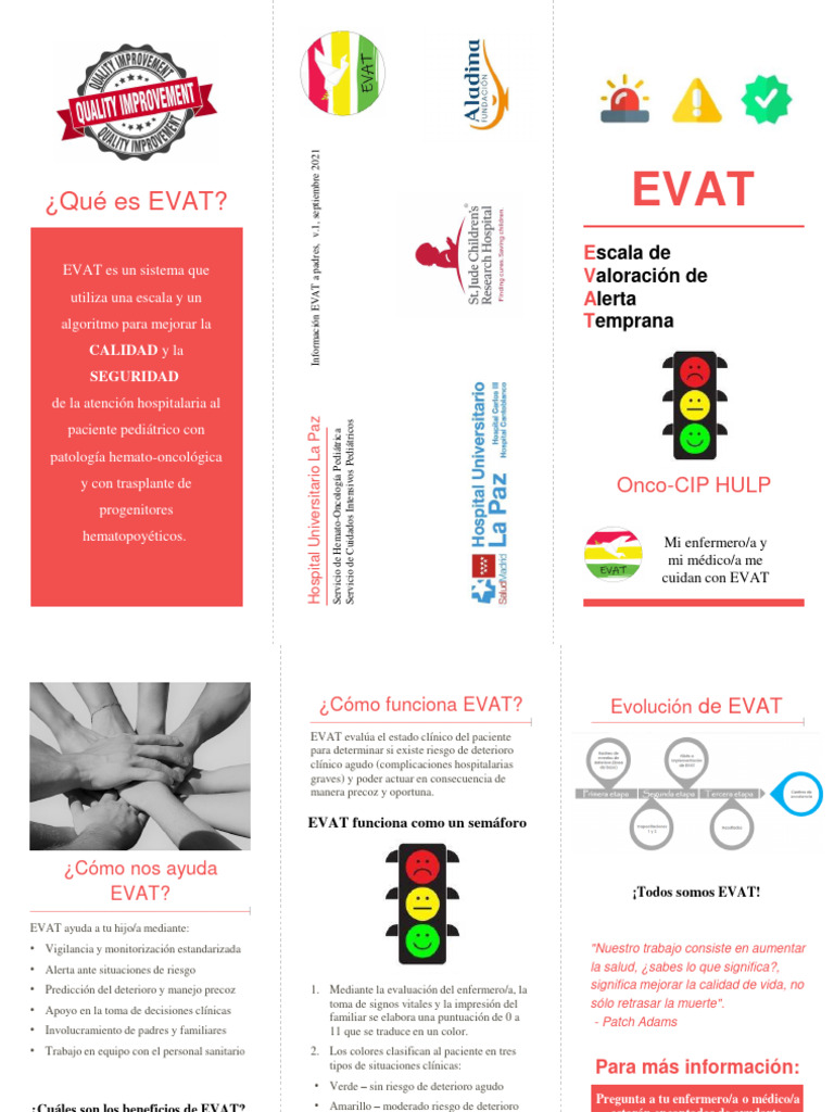 Info EVAT Padres v1 QR | Descargar gratis PDF | Enfermería | Unidad de ...