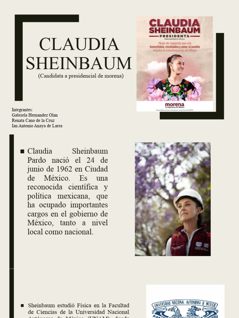 Claudia Sheinbaum: Candidata Presidencial 2024 | PDF | Política ...