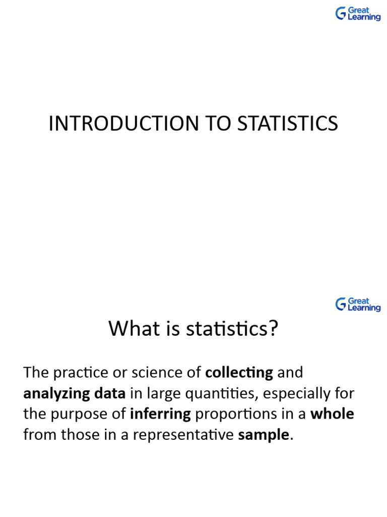 Basics of Statistics | PDF | Level Of Measurement | Metrology