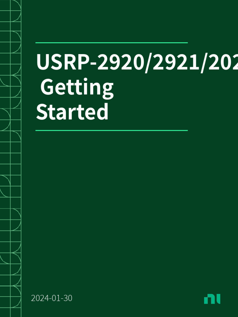 usrp-292029212022_getting_started_1-30-2024 | PDF | Ip Address | Internet Protocols