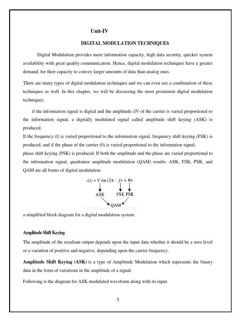 Module 1 Dc Pdf Modulation Detector Radio