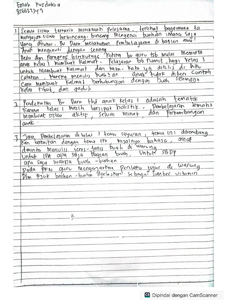 Tgs 1 Tap Emah K | PDF