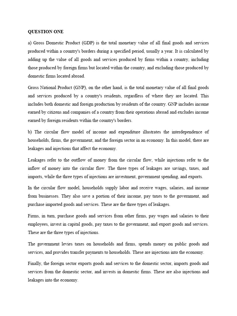 Ecn 1215 Tutorial Answers | PDF | Fiscal Multiplier | Economies