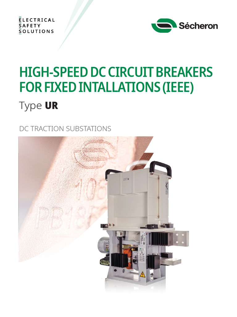 High-Speed DC Circuit Breakers UR26 | PDF | Direct Current | Rectifier
