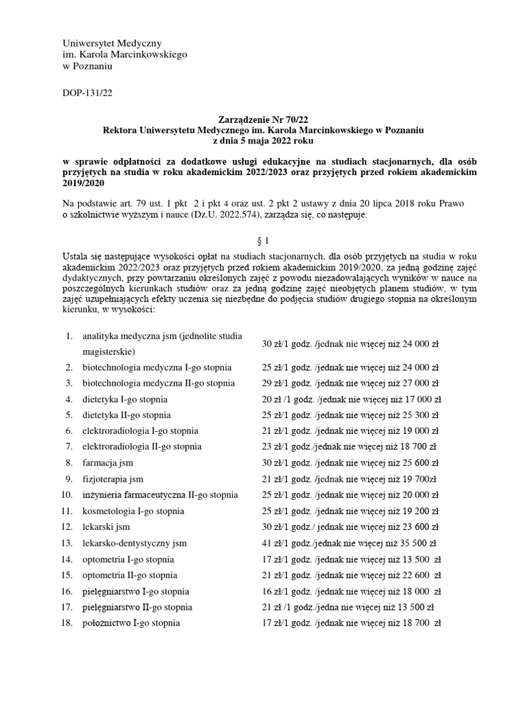 Oplaty NR 7022 | PDF