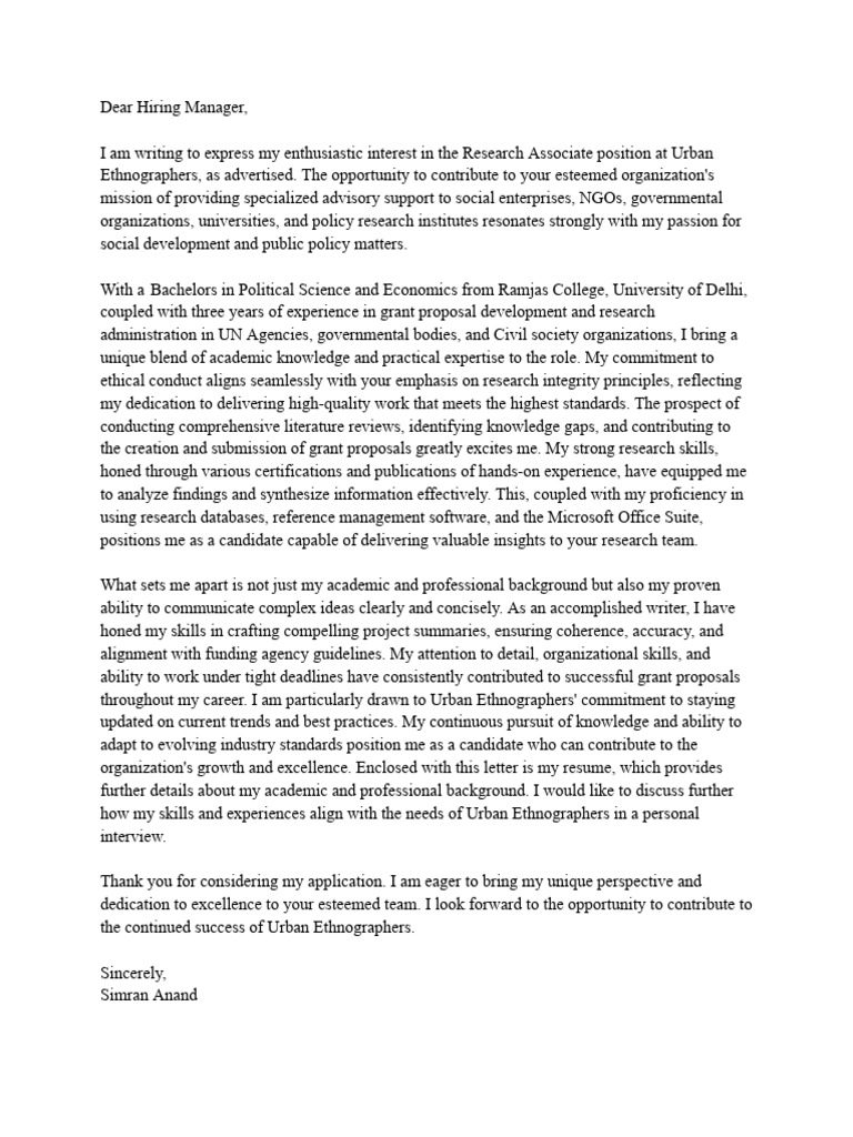 Simran Anand CV - RA | Download Free PDF | Renewable Energy | Wind Power