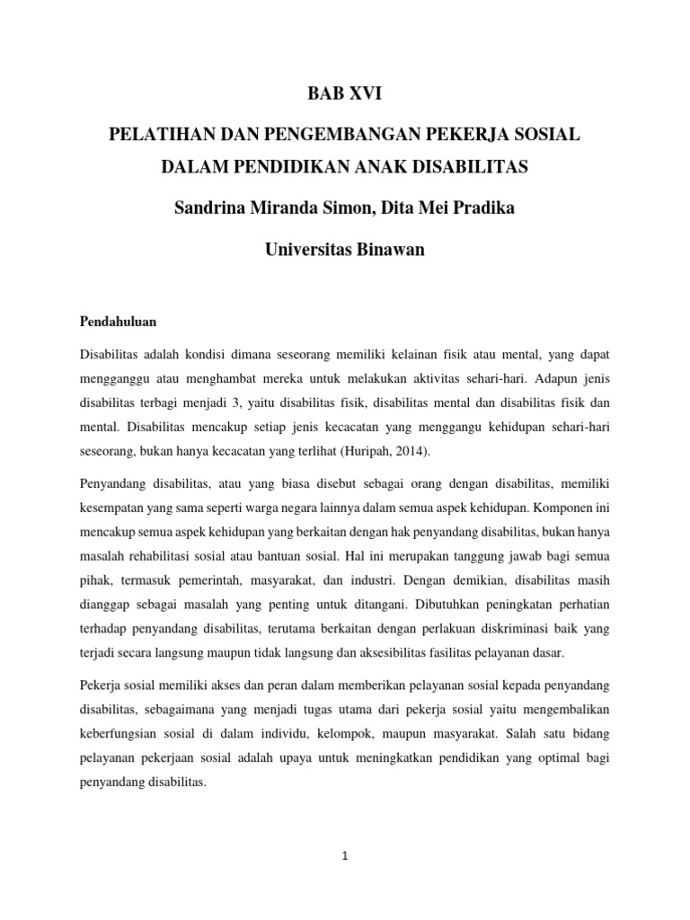 Sandrina Dan Dita - UTS - Proyek Book Chapter | PDF