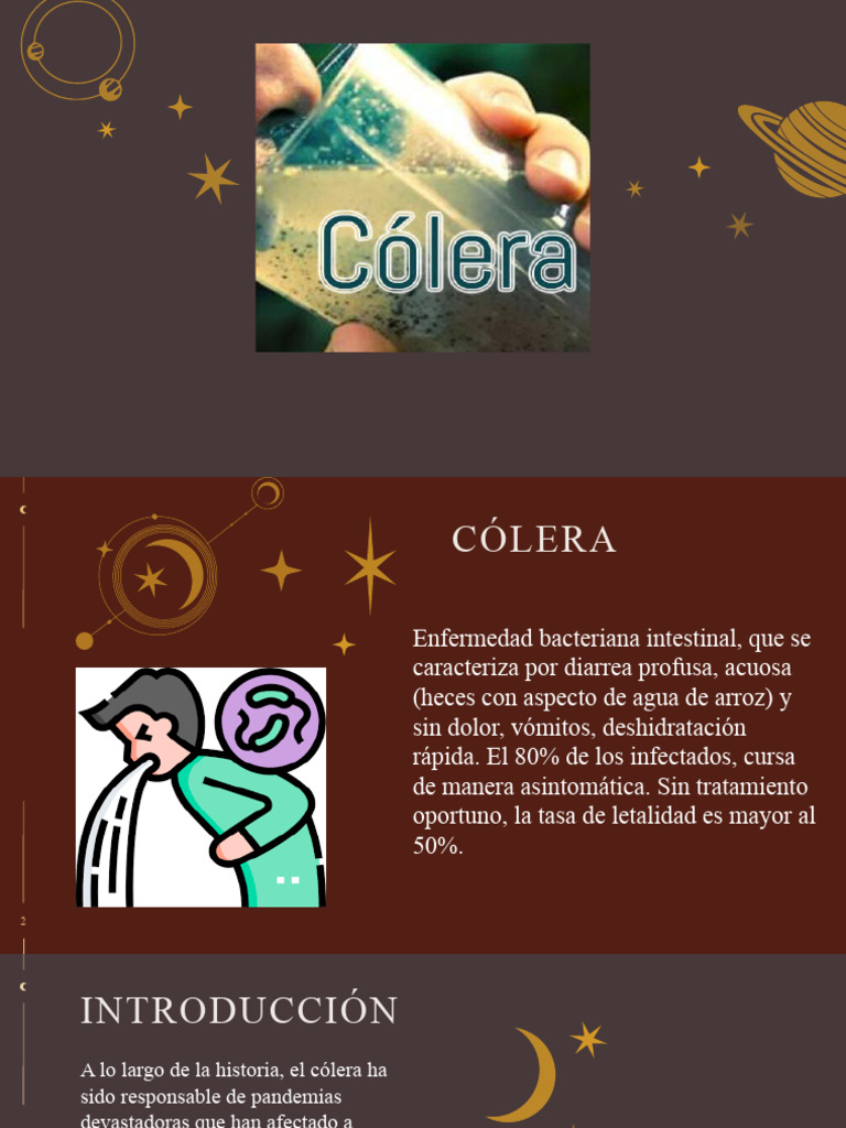 Presentación1 Colera. | PDF | Cólera | Diarrea