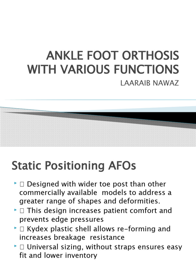 AFO TYPES | PDF