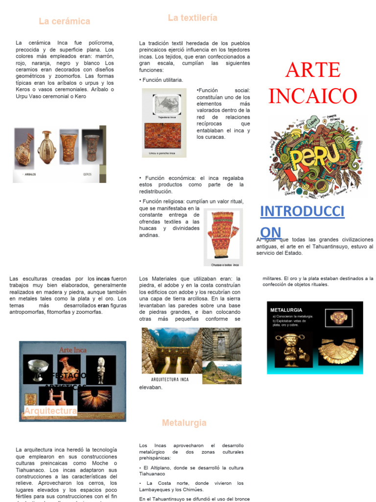 La Cerámica Inca Fue Polícroma | PDF | Imperio Inca