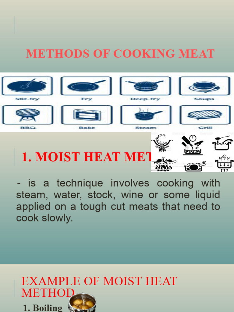 Methods of Cooking Meat | PDF | Grilling | Cooking