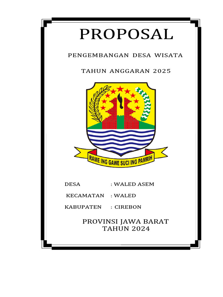 Proposal Pengembangan Wisata 2024 2 | PDF