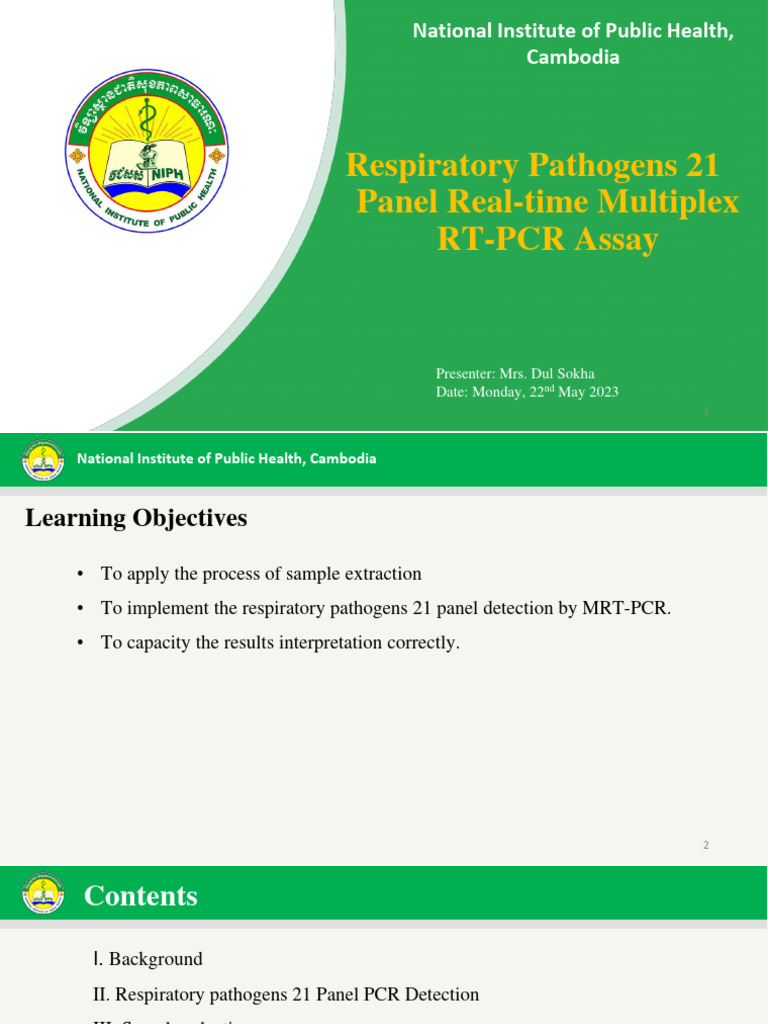 Respiratory Pathogens Panel Testing - DS | PDF | Real Time Polymerase ...