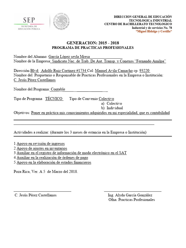 PROGRAMA PRACTICAS La Buena | PDF | Negocios