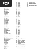 Vocabulario Quinto Grado | PDF