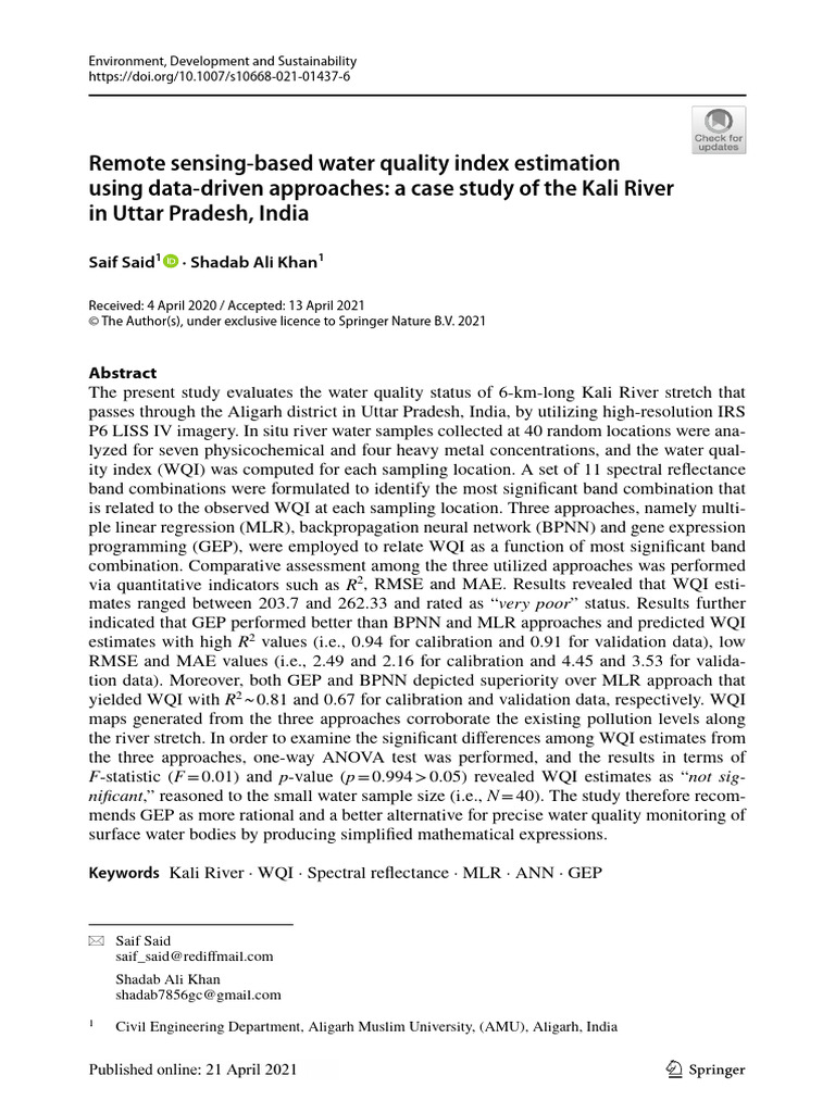 5th paper | PDF | Artificial Neural Network | Linear Regression