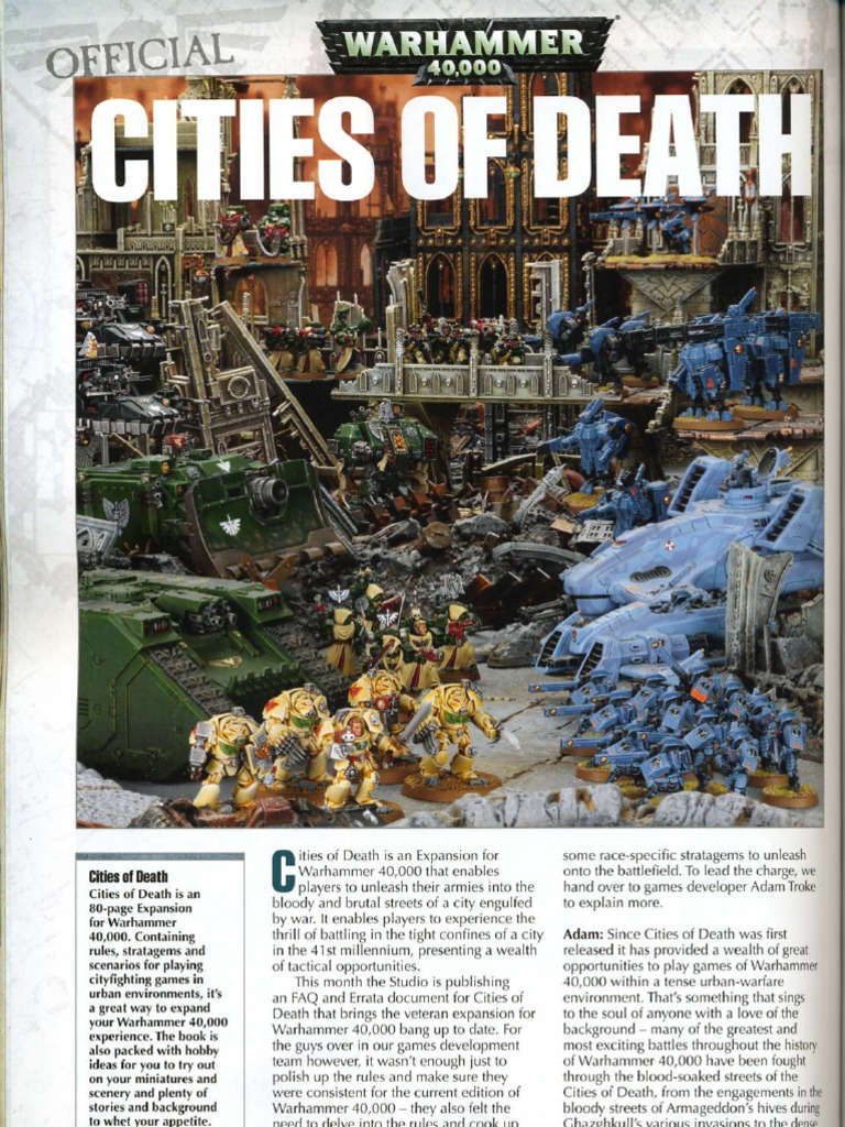 Cities of Death Update | PDF