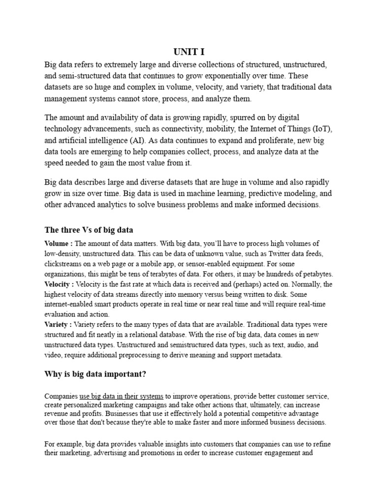 Big Data Analytics | PDF | Apache Hadoop | Map Reduce Big Data Analytics | PDF | Apache Hadoop | Map Reduce