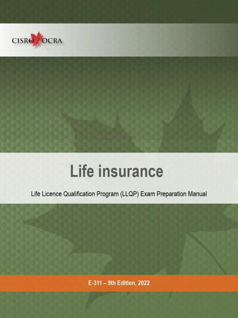 1 LifeInsur-E311-2022-10-9ED (001-044) | PDF | Life Insurance | Insurance