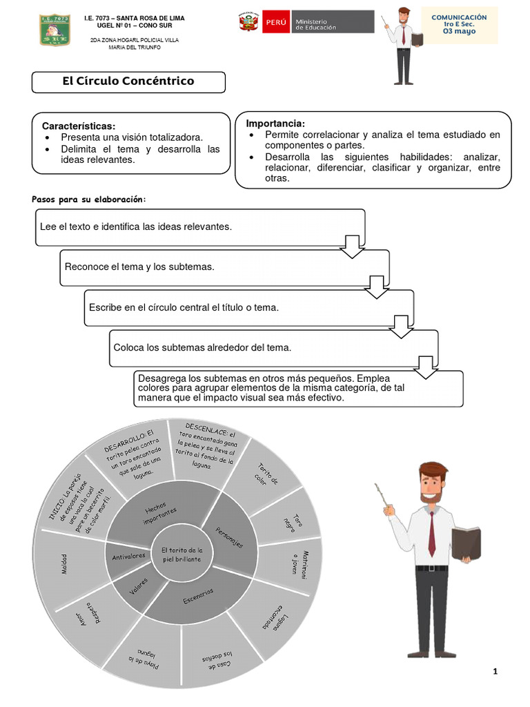 FICHA #1 Circulo Concentrico | Descargar gratis PDF | Cognición