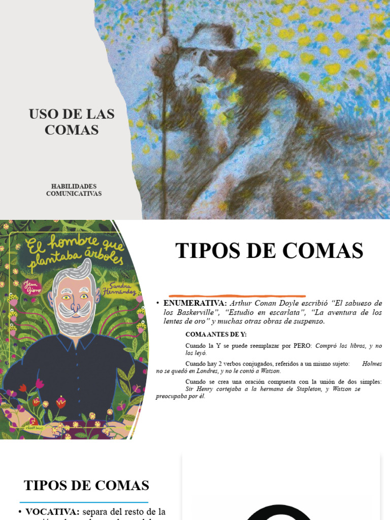 USO DE LAS COMAS | PDF | Oración (Lingüística) | Dr. Watson