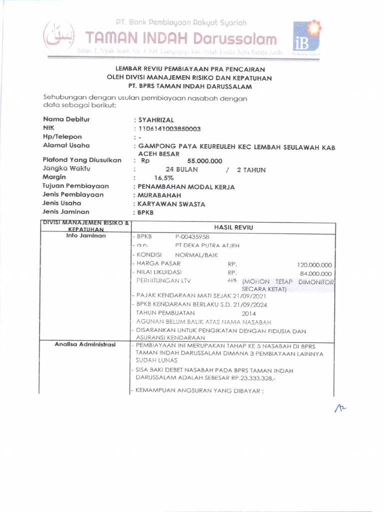 Reviu & Tbo An Syahrizal | PDF