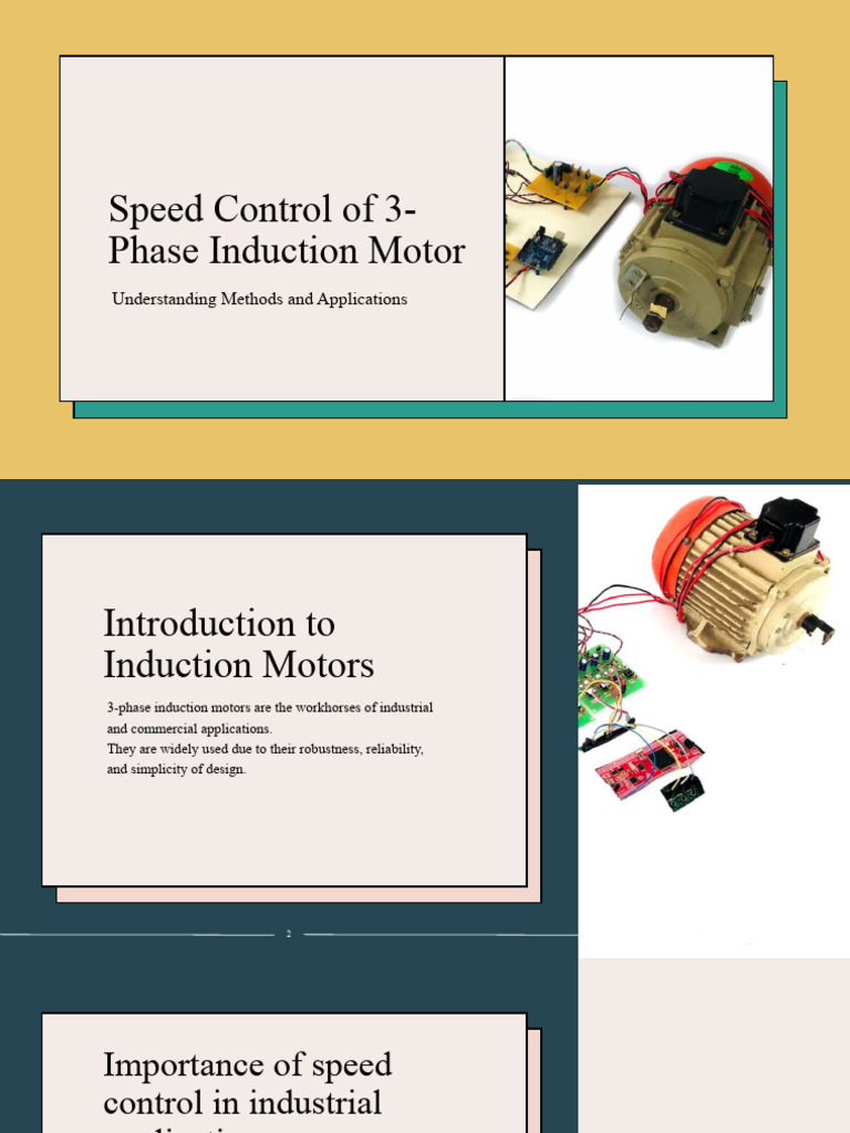 Speed Control of 3-Phase Induction Motor | PDF | Electric Motor | Electric Power