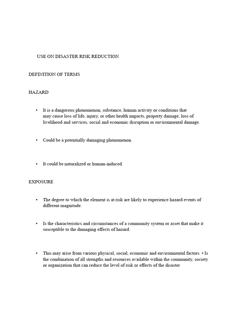 Document | PDF | Emergency Management | Hazards