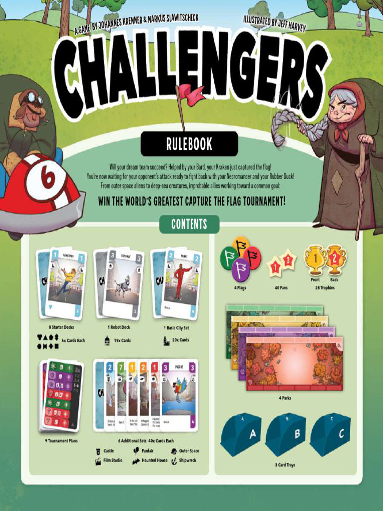f9-challengers-rulebook | PDF | Playing Cards | Gaming Devices