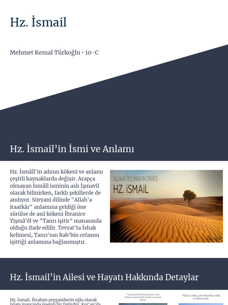 Hz. İsmail | PDF