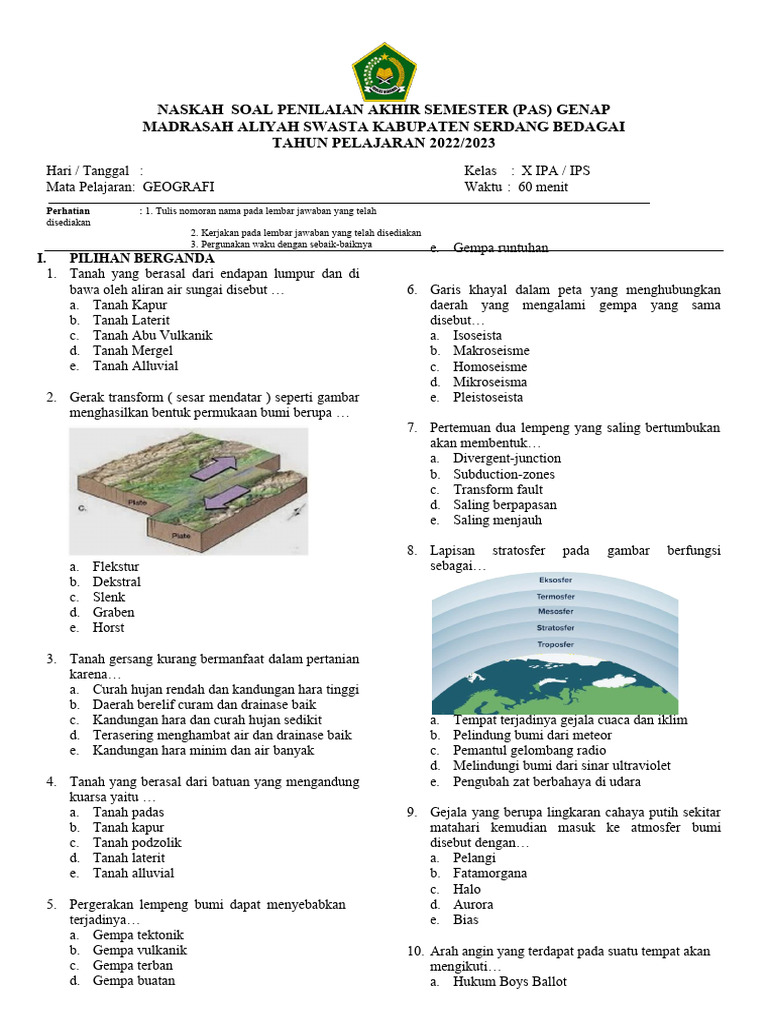 Soal Geo X | PDF | Sains & Matematika